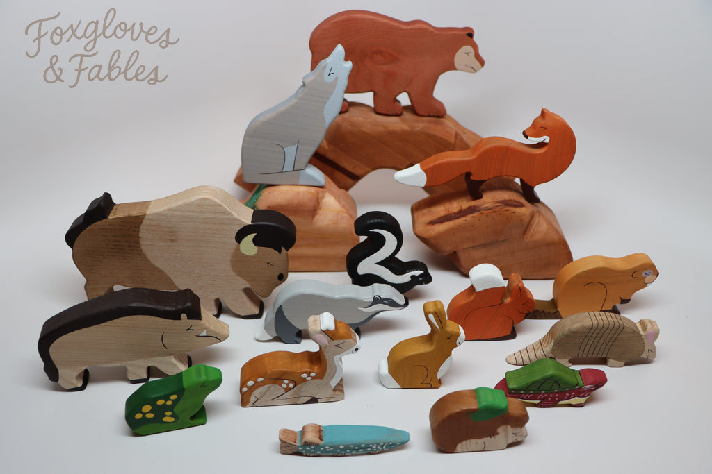 Woodland Animals – Foxgloves and Fables